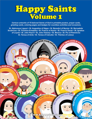 Catholic kids books, activities, crafts, coloring pages | Happy Saints