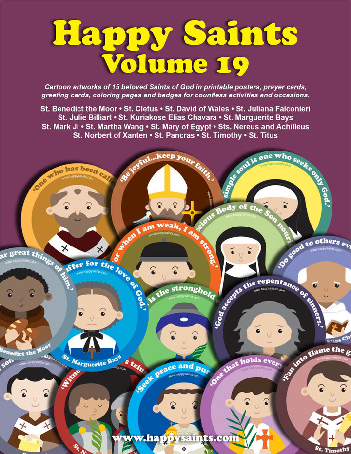 Catholic kids books, activities, crafts, coloring pages | Happy Saints