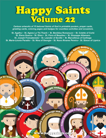 Catholic kids books, activities, crafts, coloring pages | Happy Saints