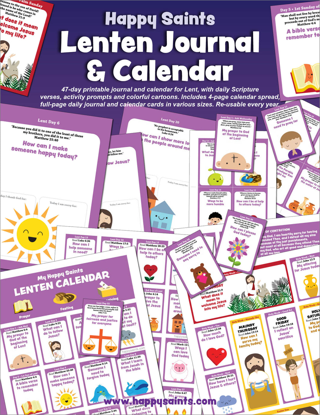 Catholic kids books, activities, crafts, coloring pages | Happy Saints