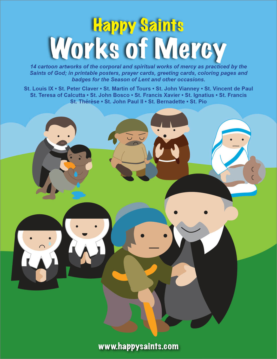 Catholic kids books, activities, crafts, coloring pages | Happy Saints