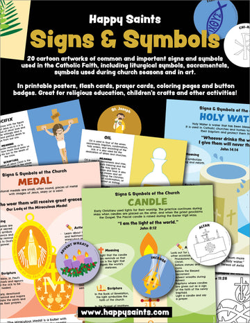 Catholic kids books, activities, crafts, coloring pages | Happy Saints